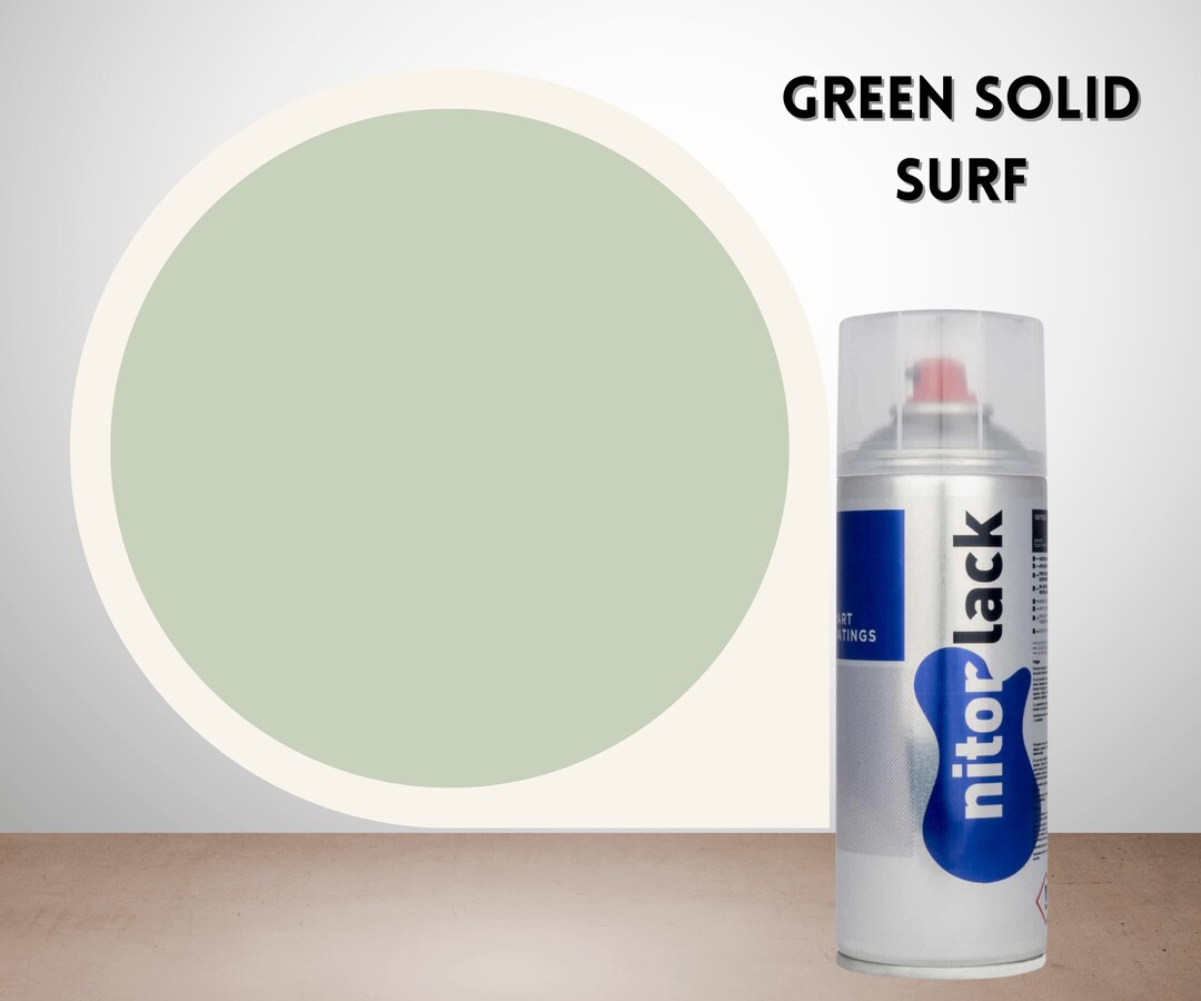 Green Solid Surf Color Wood Spray, Nitrocellulose Spray Paint, DIY ...