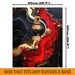 Guitar Skin Wrap | 50x60cm Laminated Guitar Cover | Colored River Theme ...