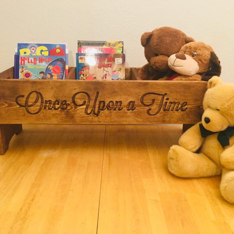 Custom Toy Box Book Shelf - Etsy