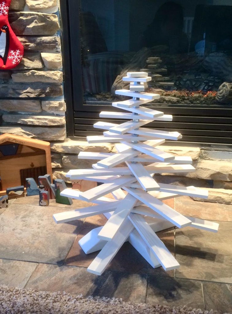 Adjustable Solid Wood Christmas Tree | Etsy