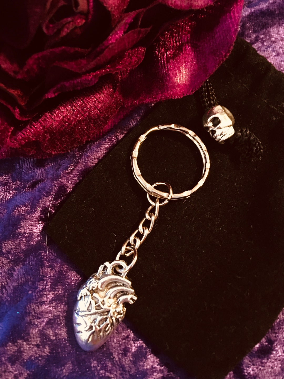 Anatomical Heart Keyring Heart Keychain Love Heart Human - Etsy UK