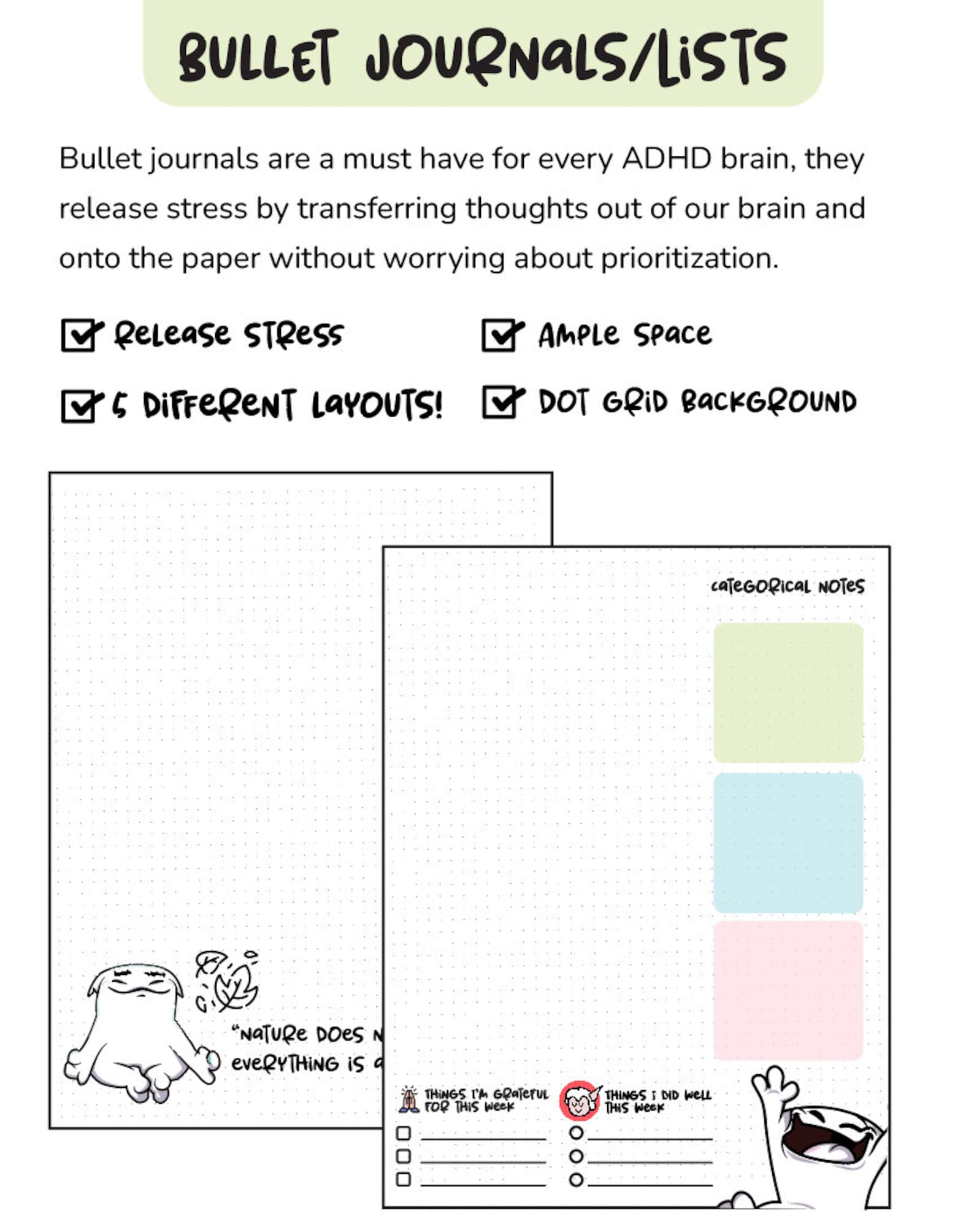 Sloppy Mcwaffles Digital ADHD Planner, Adhd Daily & Weekly Plan, Adhd ...