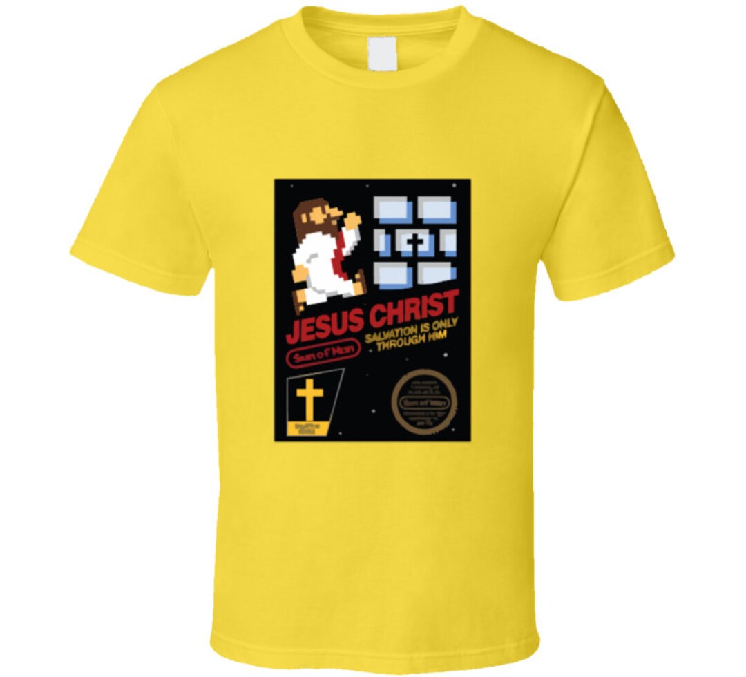 Super Mario Bros Mashup Jesus T-shirt and Apparel T Shirt - Etsy