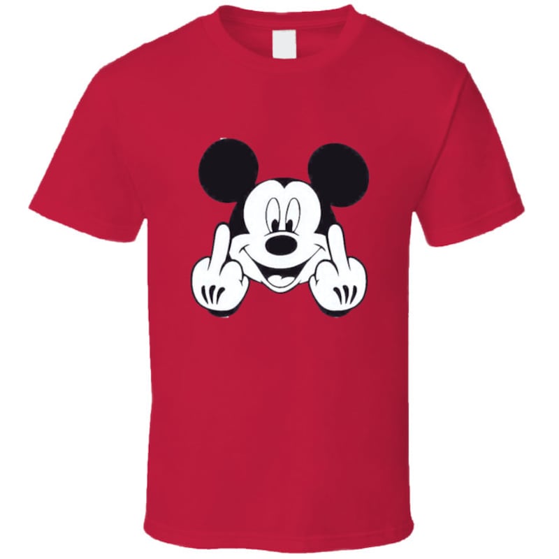 Mickey Middle Finger - Etsy
