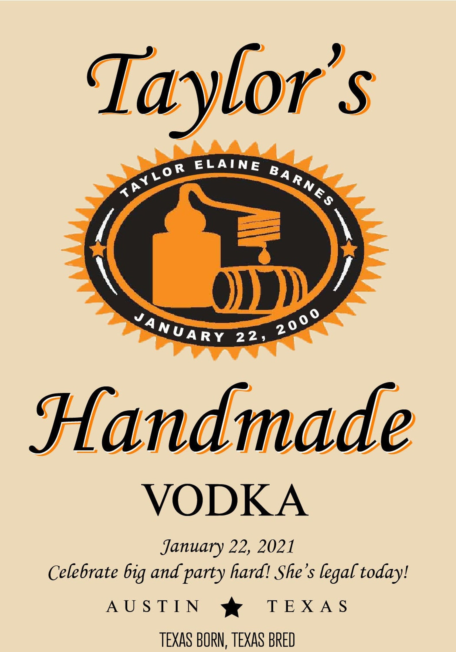 Tito S Label Template