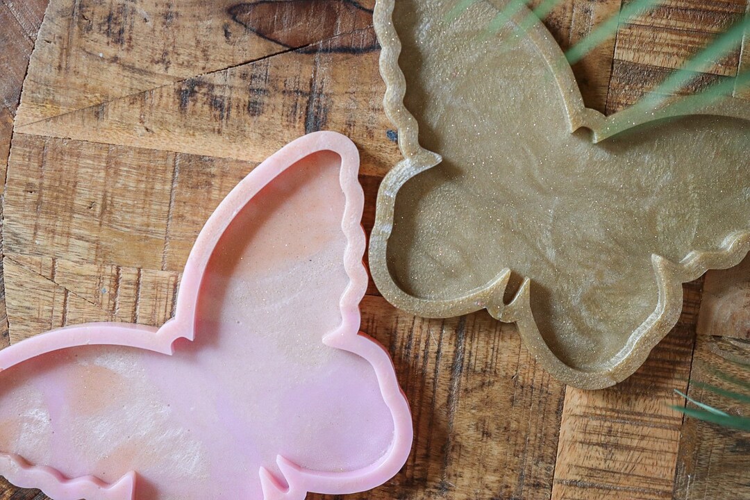 Butterfly Jewelry Tray / Resin Tray / Custom Tray / Home Decor ...