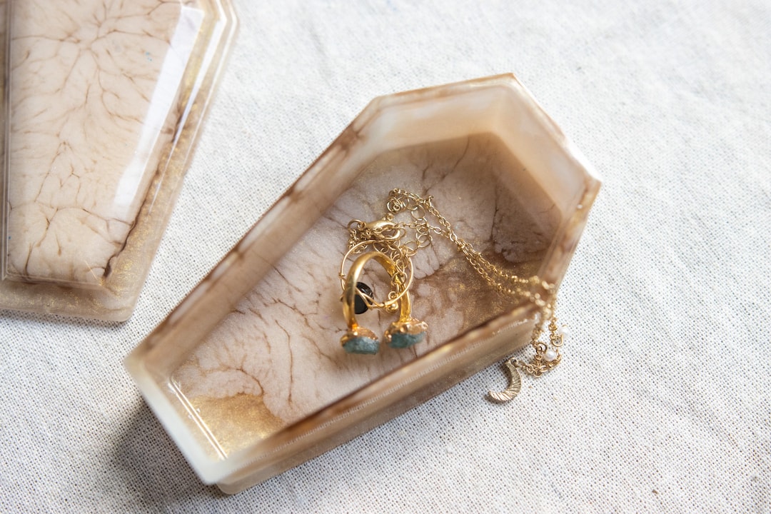 Resin Coffin Box: Spooky Halloween Decor, Custom Jewelry Dish - Etsy