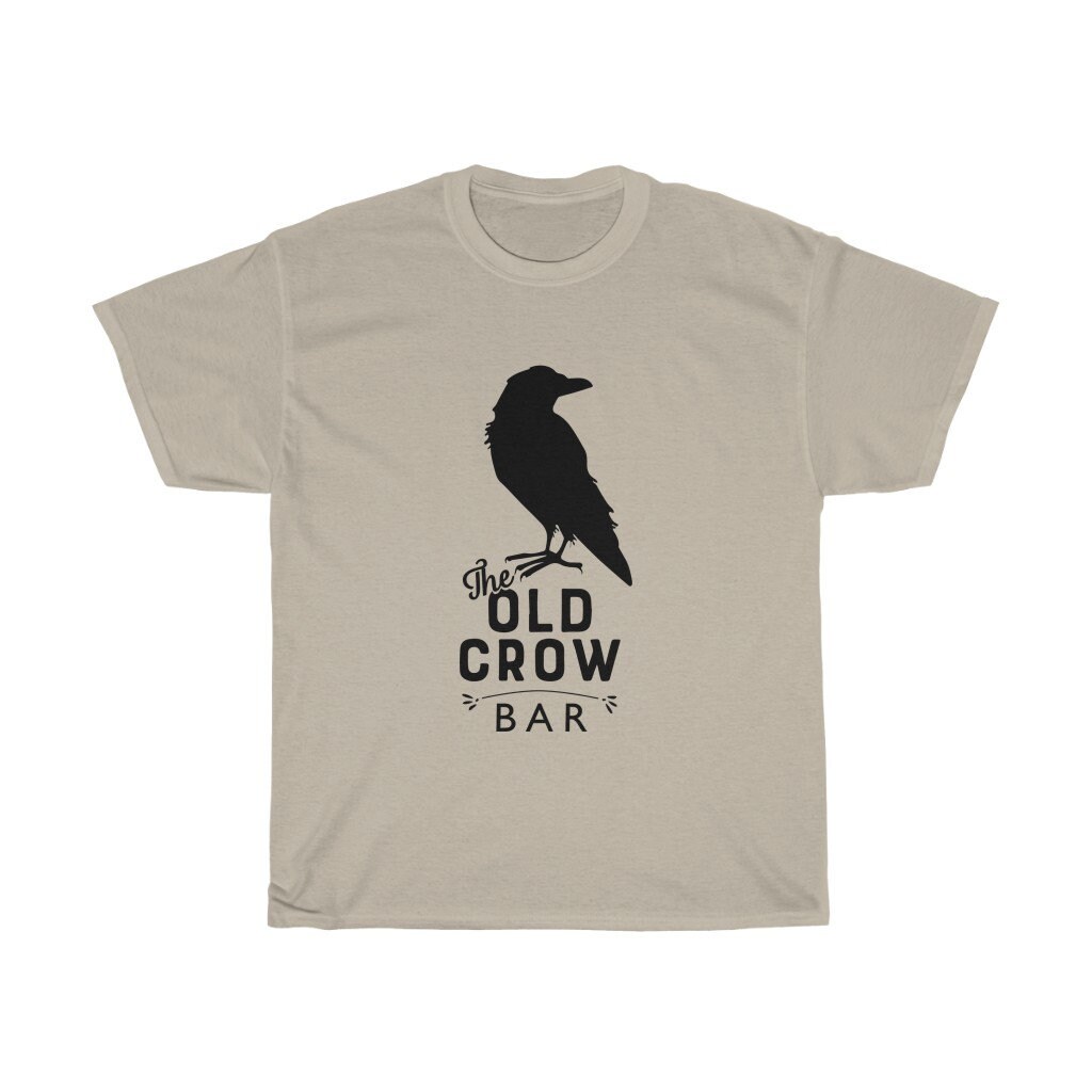The Old Crow Unisex Heavy Cotton Tee the Old Crow Bar Black - Etsy