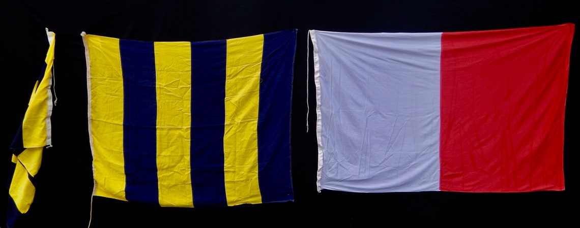 Large Flags A to L - Nautical Flags, Nautical Signal Alphabetical Flags ...