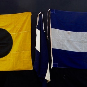 Large Flags A to L - Nautical Flags, Nautical Signal Alphabetical Flags ...