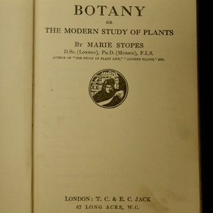 Three Antique Educational Books From 1913 - Includes Botany by Marie ...