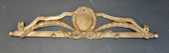 Antique French Bronze Laurel Wreath Furniture Pediment / - Etsy
