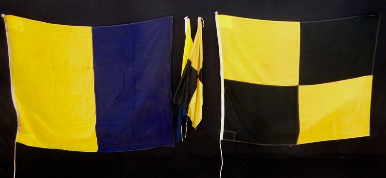 Large Flags A to L - Nautical Flags, Nautical Signal Alphabetical Flags ...