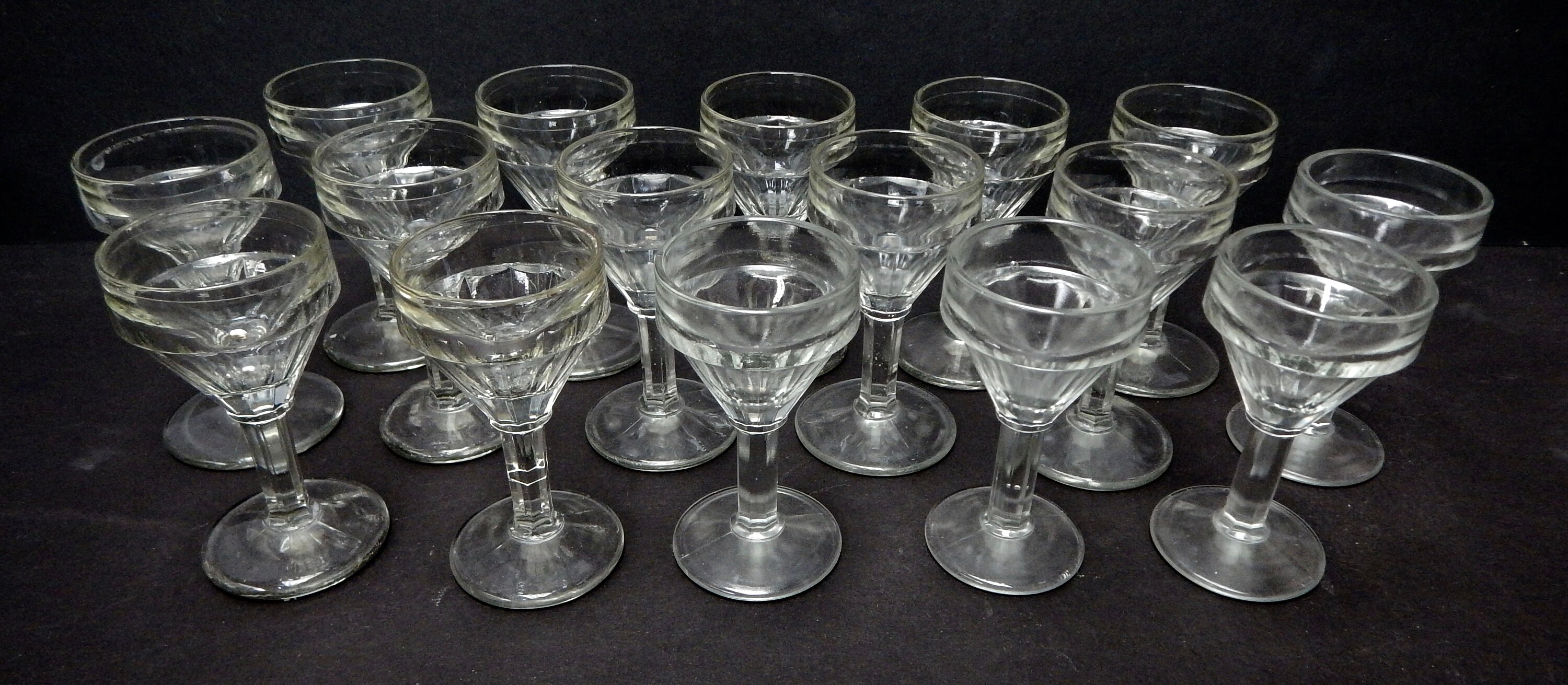 Set of 6 Antique Stemware 1920s Glasses French 1920s Small - Etsy