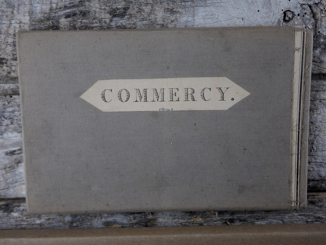 French Military Map of the Commercy Area of France - Canvas Backed ...