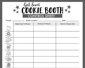 Girl Scout Cookie Booth | Etsy