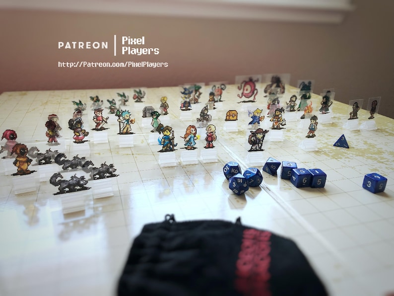 Custom Pixel Art Miniature | D&D, Pathfinder RPG Character (digital ...