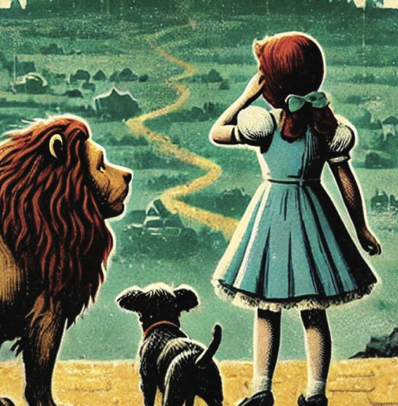 Surrender Dorothy - Wizard of Oz Poster - Etsy