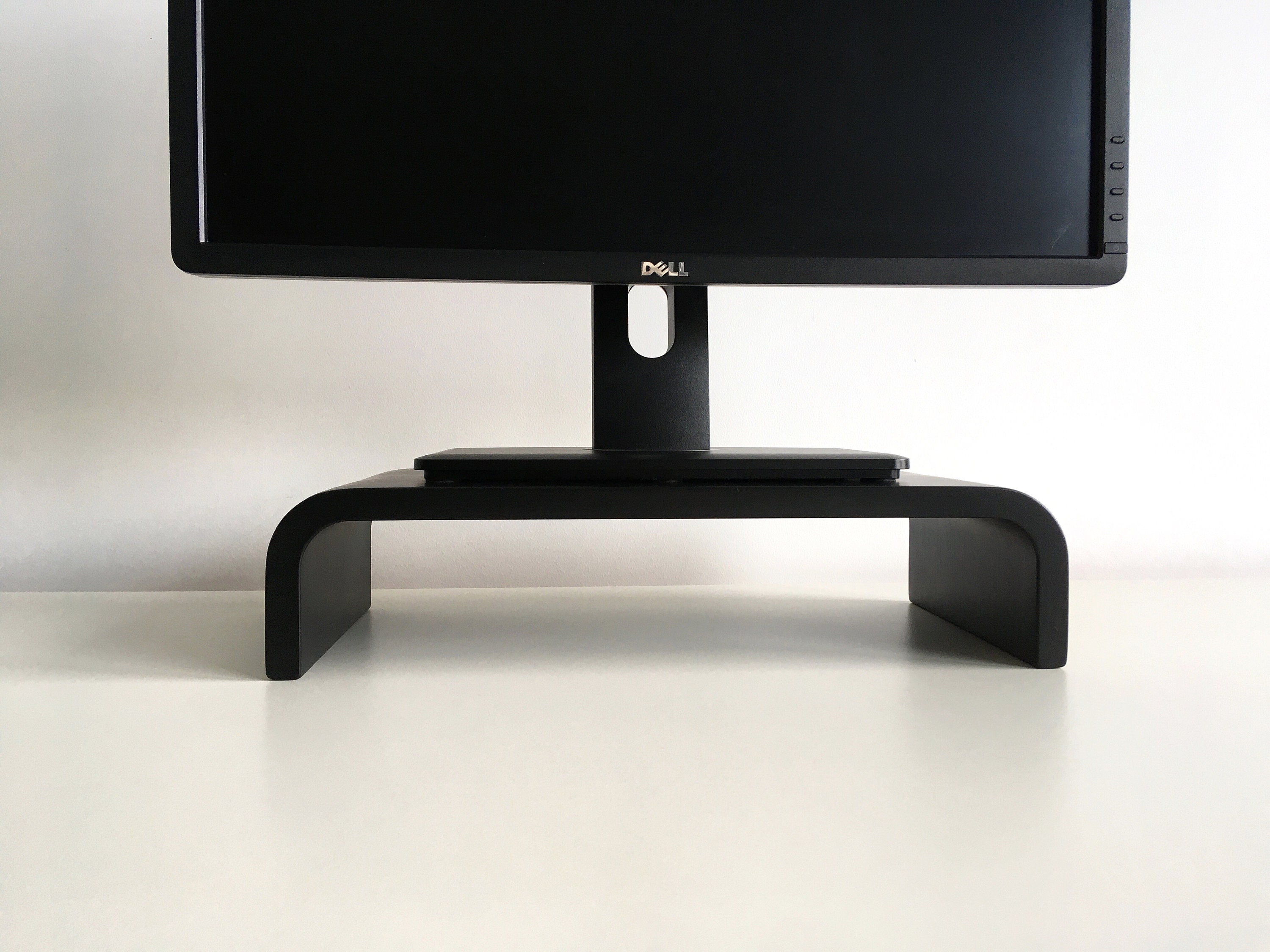 Wooden Monitor Stand and Desk Organizer Scandinavian Style | Etsy