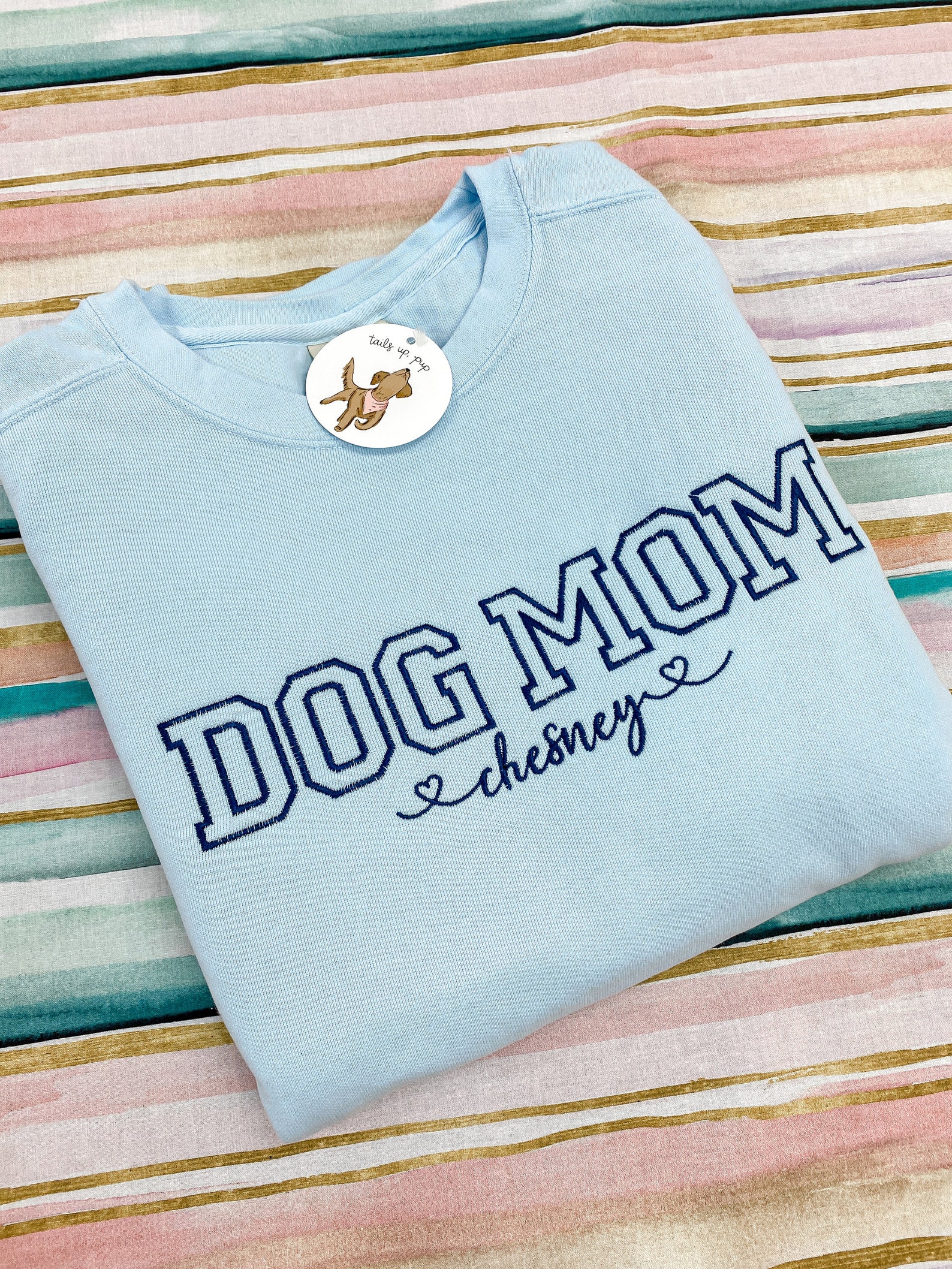 DOG MOM, Dog Mom Pullover, Puppy Sweatshirt, Dog Mom Crewneck, Dog Mom ...