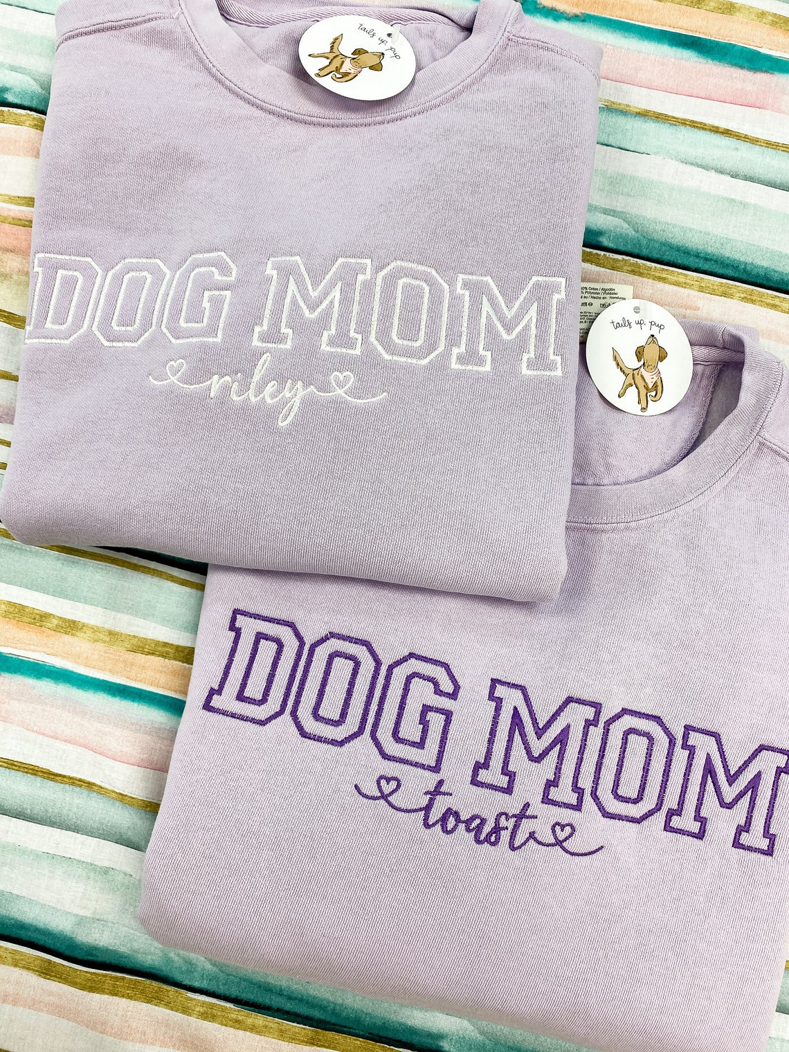 DOG MOM, Dog Mom Pullover, Puppy Sweatshirt, Dog Mom Crewneck, Dog Mom ...