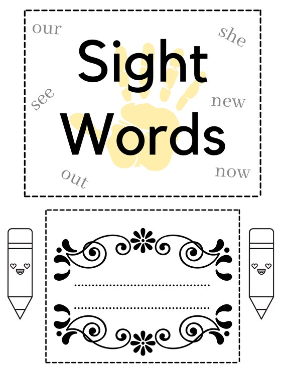 Essential Sight Words for Kids: DIGITAL FILE Printable for - Etsy