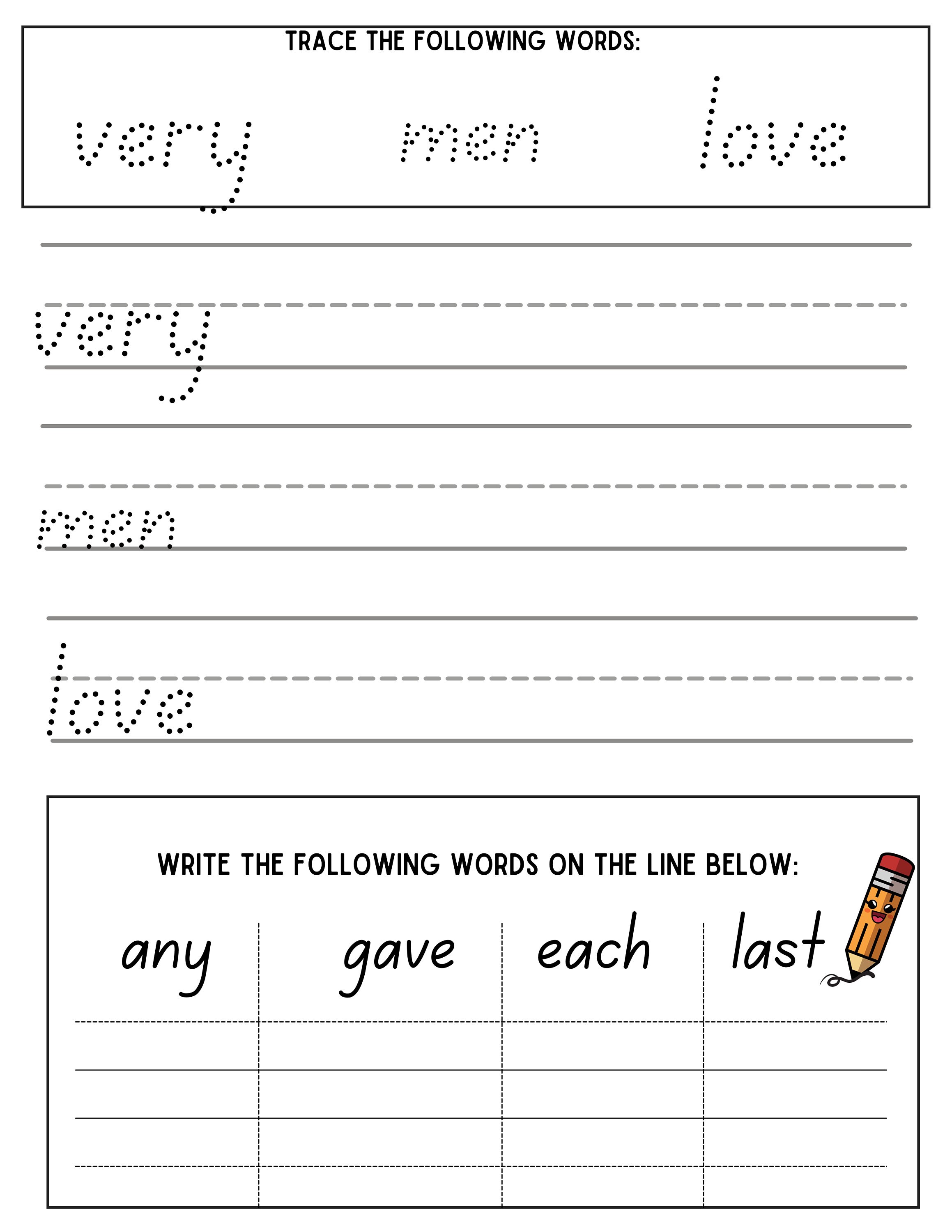 Essential Sight Words for Kids: DIGITAL FILE- Printable for Pre ...