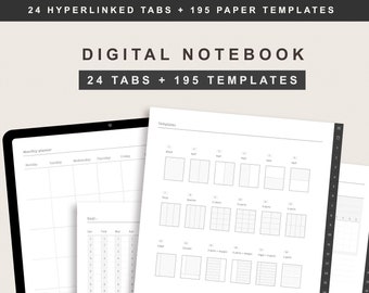 Masculine Goodnotes Planner - Etsy