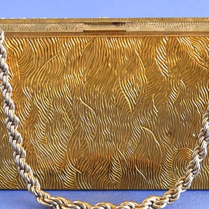 Vintage EVANS Carryall With RHINESTONES, Gold Toned Carryall With ...