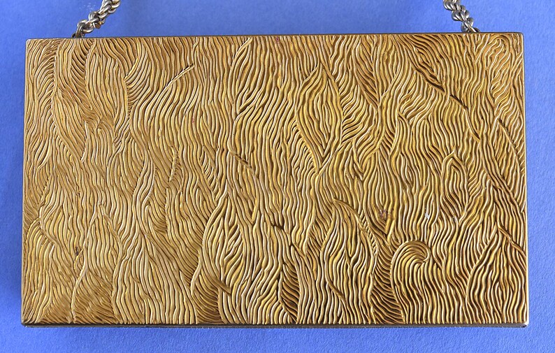 Vintage EVANS Carryall With RHINESTONES, Gold Toned Carryall With ...