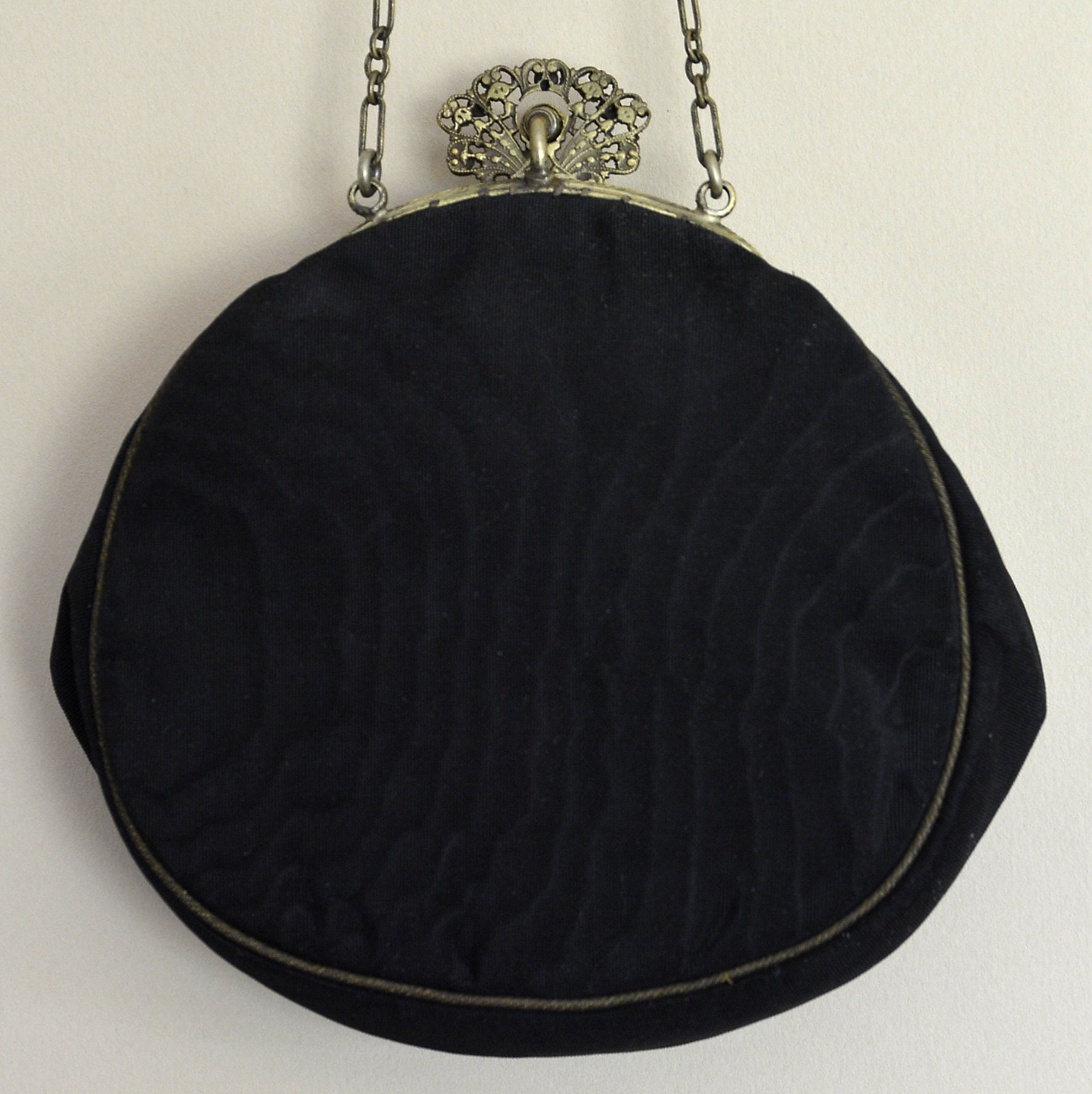 TRINITY PLATE FRAME With Green Gems, Vintage Petit Point Purse, Jeweled ...