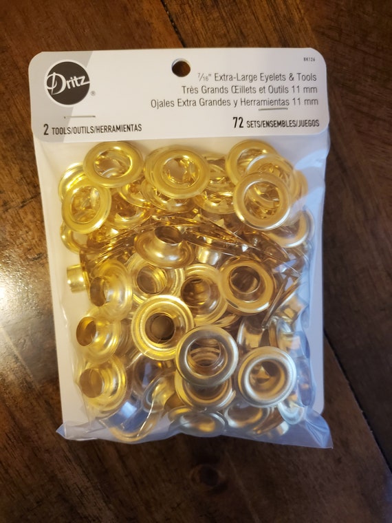 Dritz 7/16 Extra-large Eyelets & Tools BK126 - Etsy