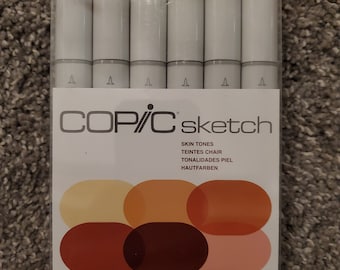 Copic Sketch Skin Tones I Markers Copic Sketch Set of 6 Markers Pens - Etsy