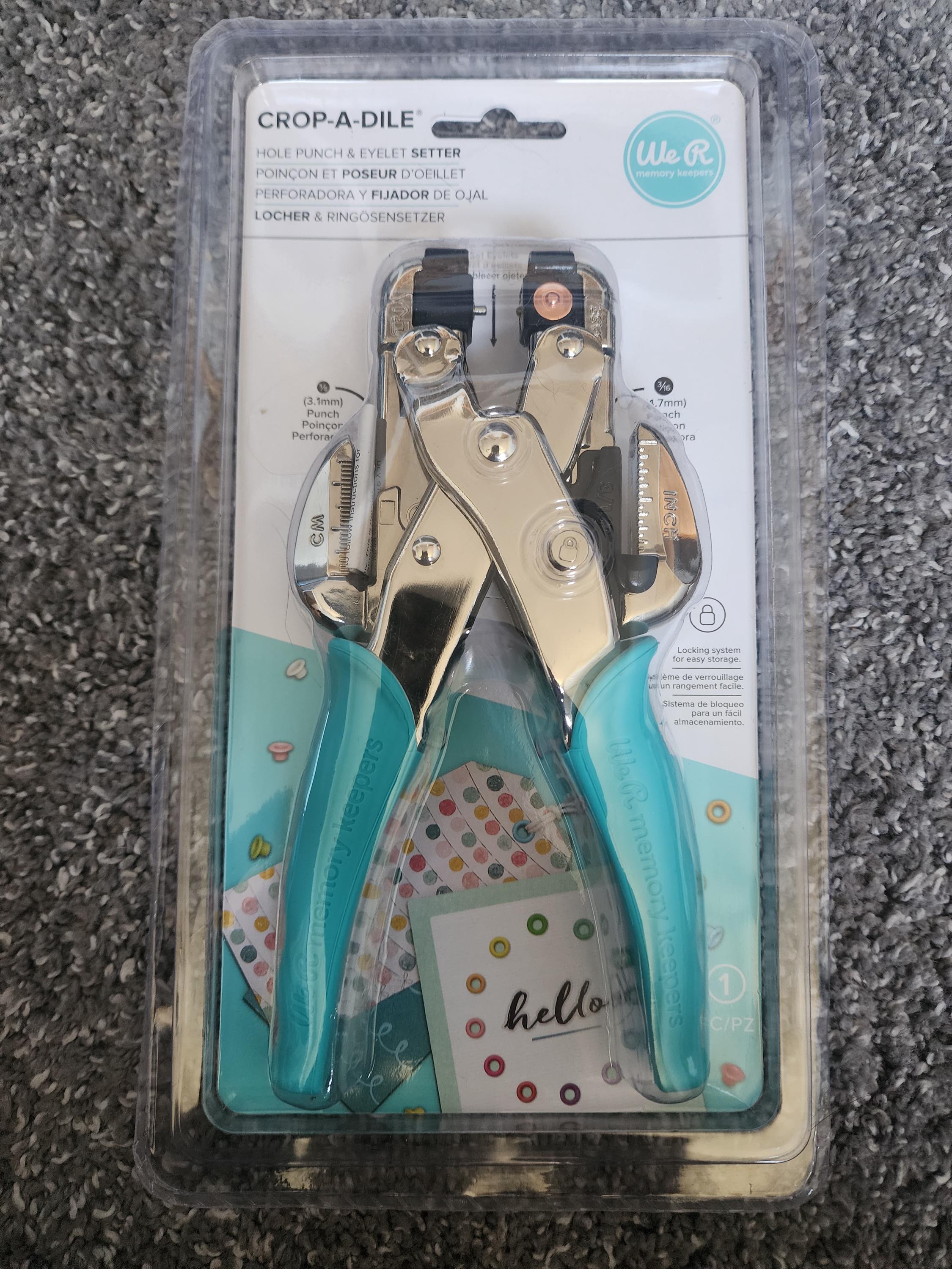 We R Memory Keepers Crop-a-dile Hole Punch & Eyelet Setter - Etsy