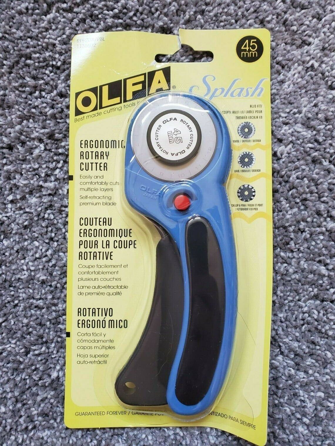 OLFA 45mm Ergonomic Splash Rotary Cutter - Etsy