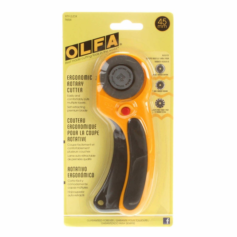 OLFA 45mm Ergonomic Rotary Cutter - RTY-2/DX - Etsy