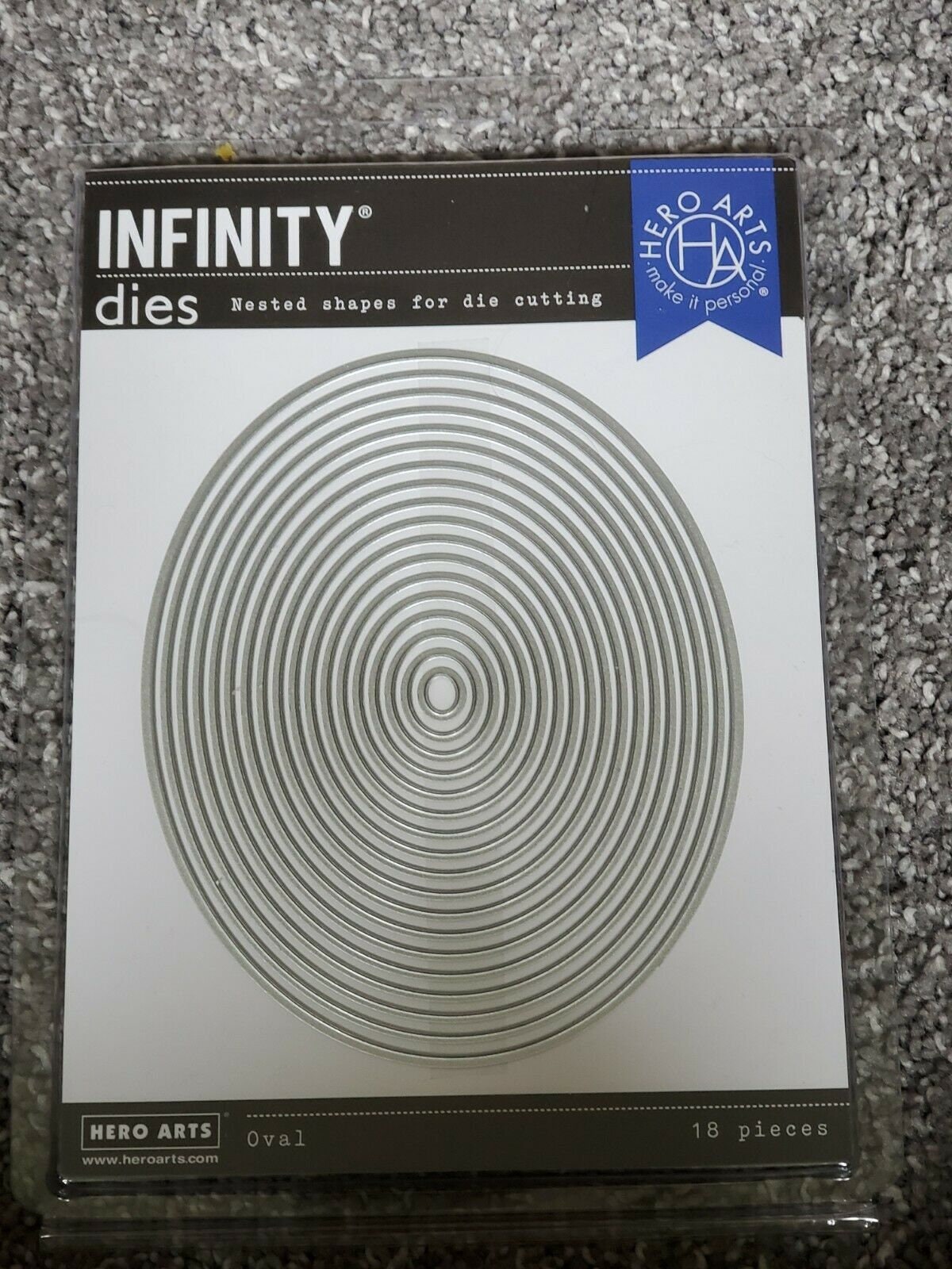Hero Arts Infinity Dies Nesting Oval - Etsy