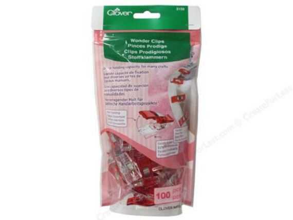 Clover Wonder Clips 100 Pieces 3159 - Etsy