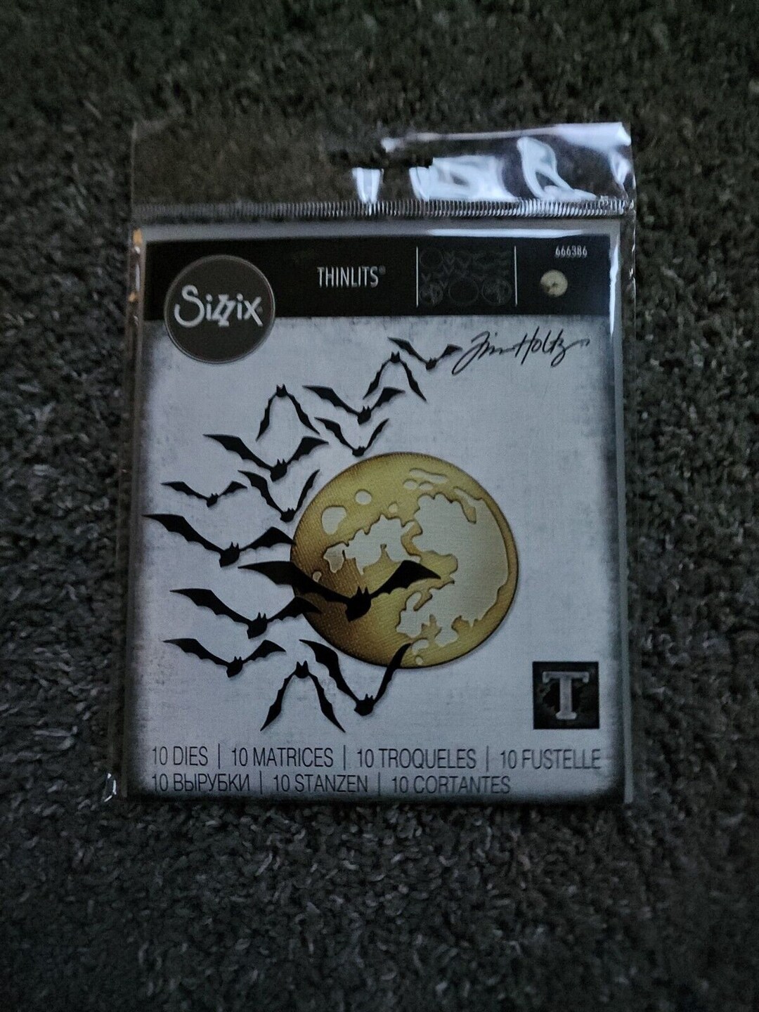 Tim Holtz Sizzix Halloween Thinlits, Moonlight 666386 - Etsy