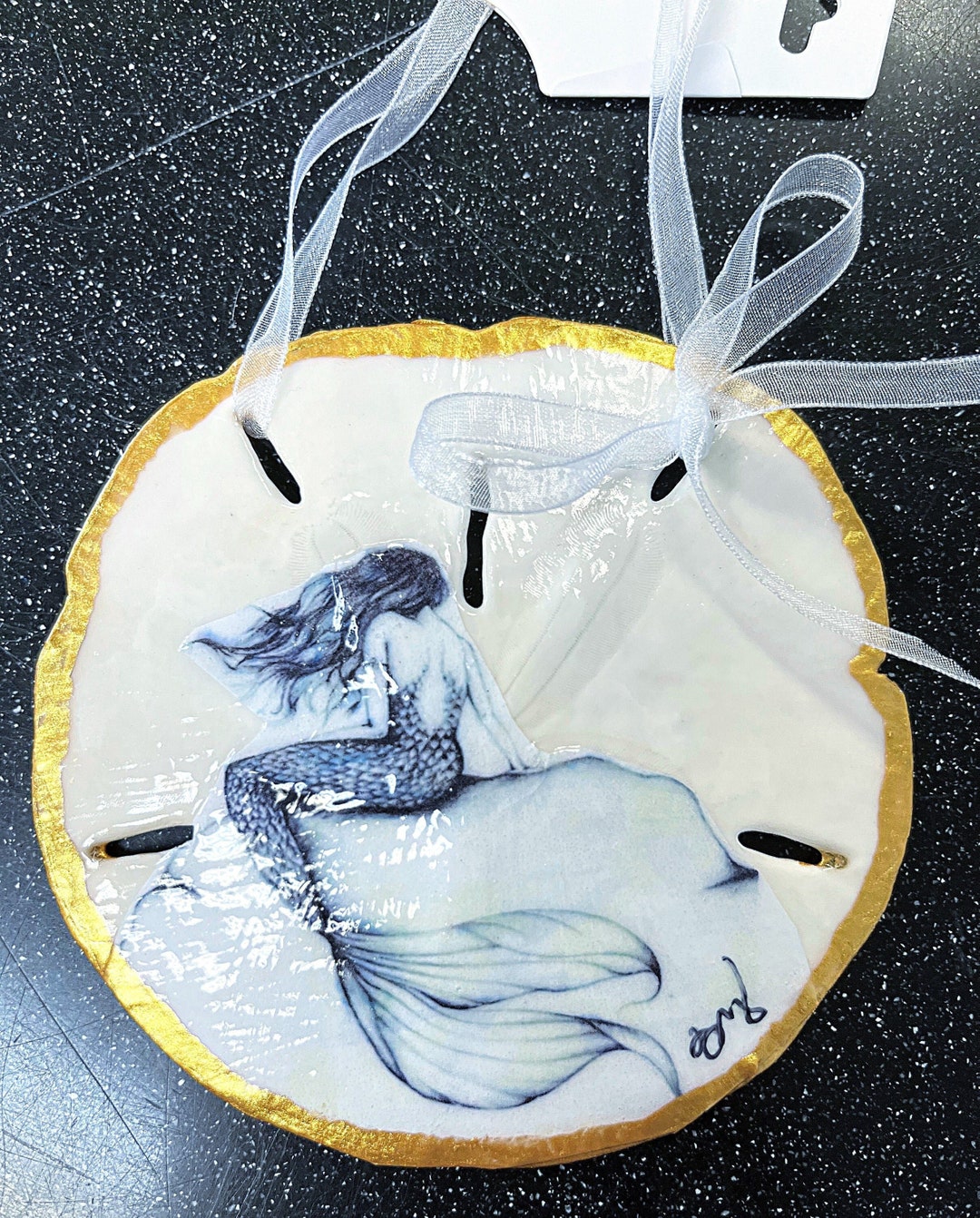 Mermaid Sand Dollar Decoupage - Etsy
