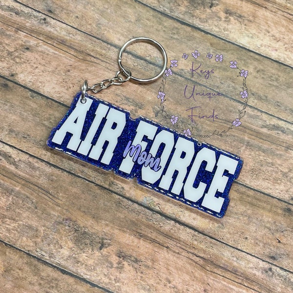 Air Force Keychain - Etsy