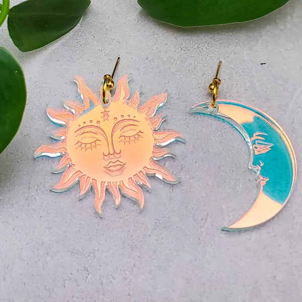 90s Sun Moon Star - Etsy