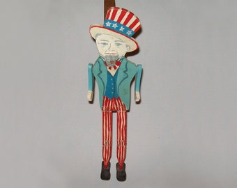 Wooden Uncle Sam - Etsy