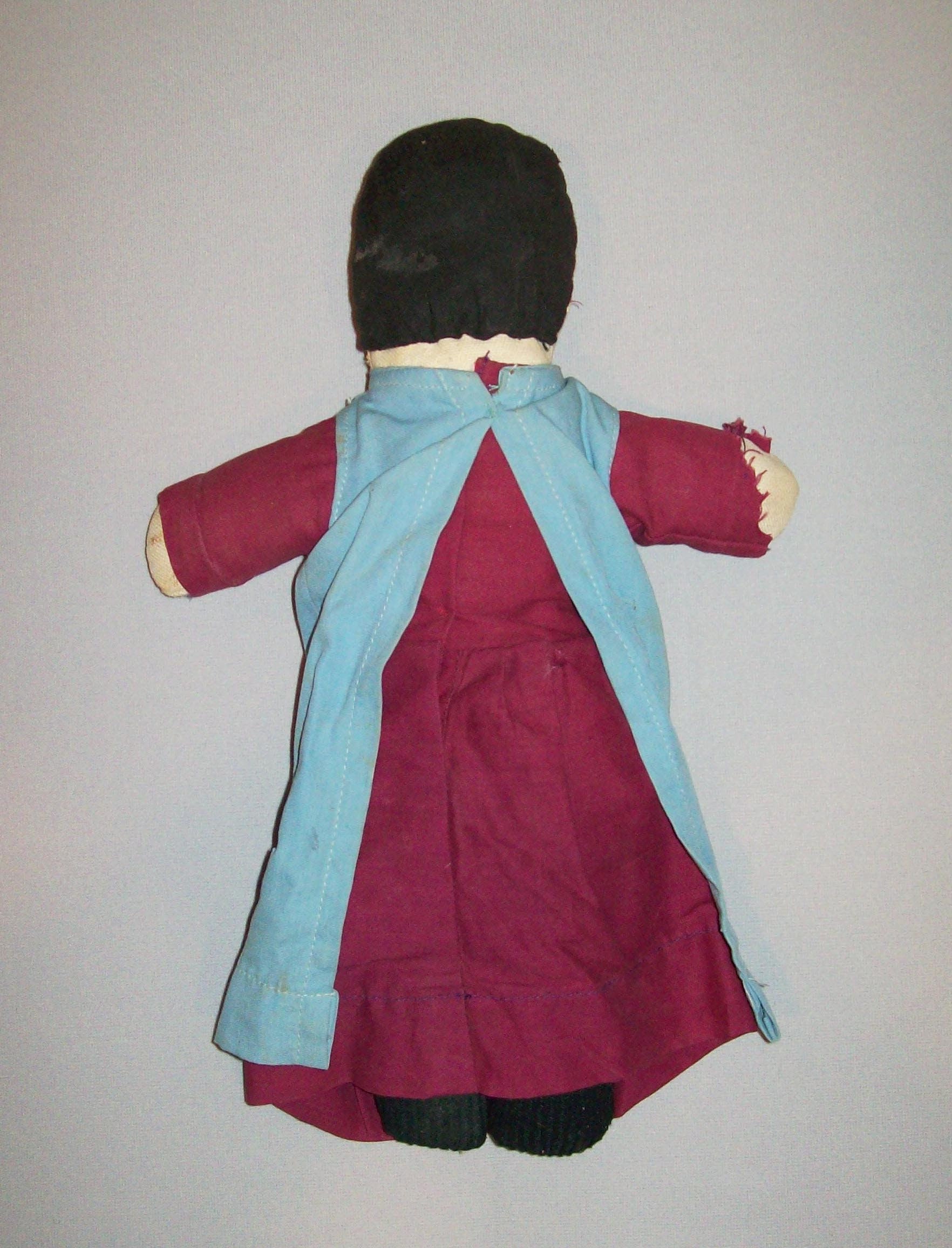 Old Antique Vtg Ca 1920s Amish Faceless Folk Art Cloth Rag - Etsy