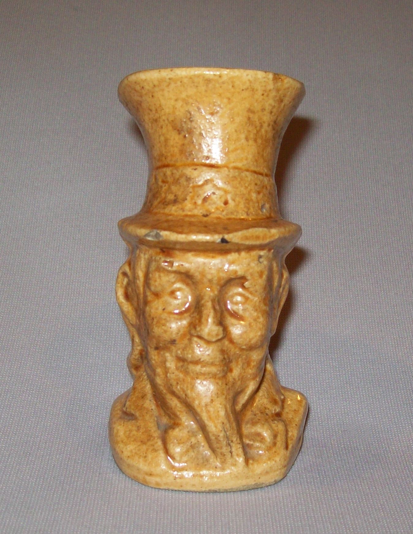 Antique Vtg 19th C 1870s Uncle Sam Pottery Still Bank Beautiful ...