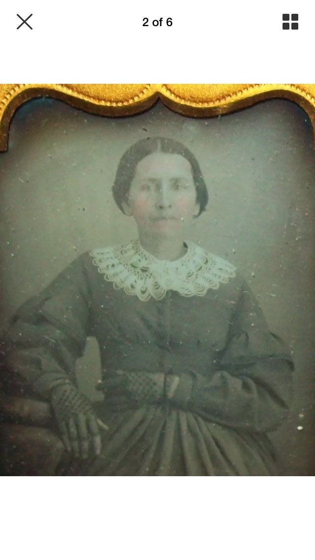 Antique Daguerreotype Of Stunning Woman 1860s Photograph 1 6 Plate