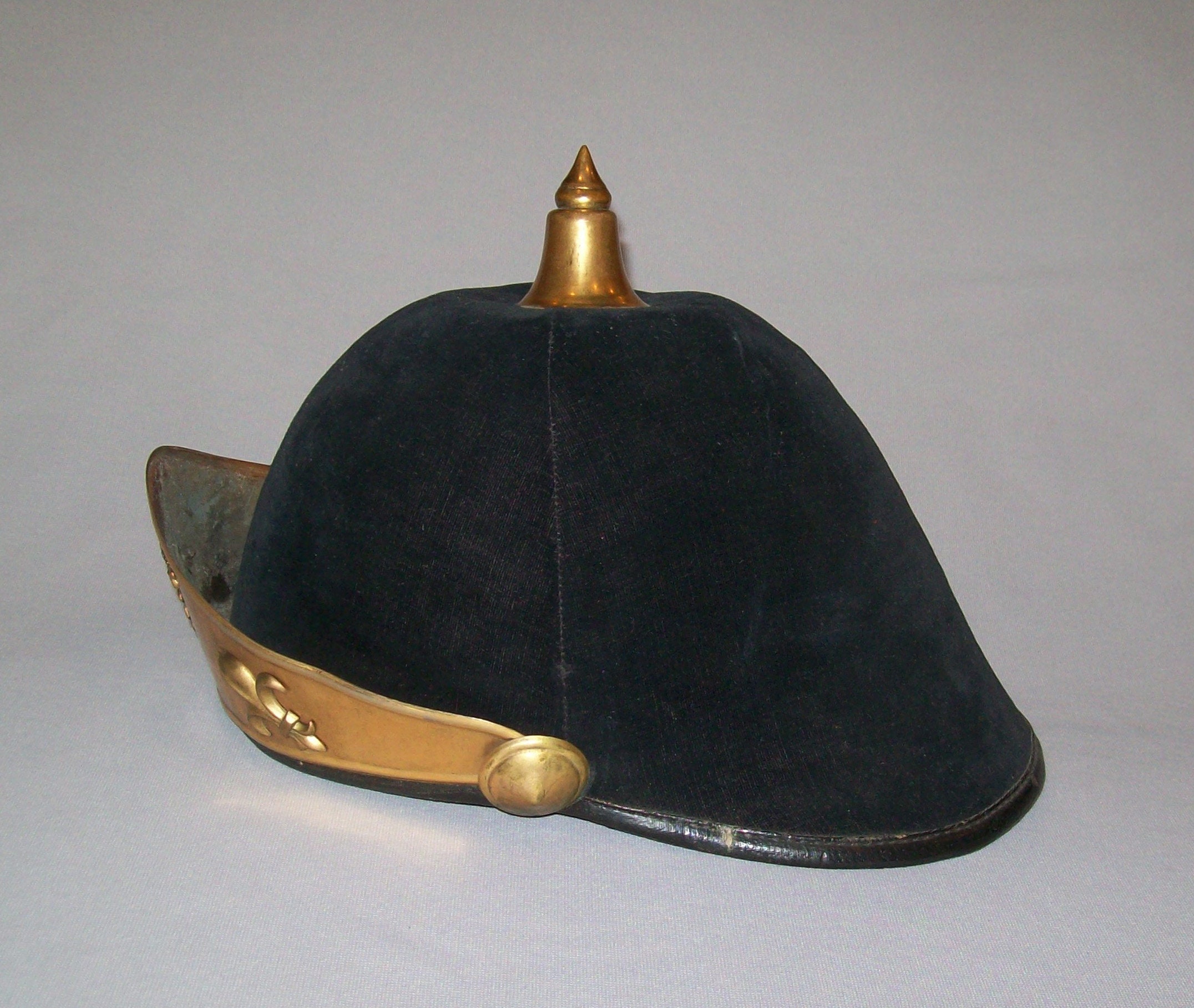 Antique Vtg Early 1900s Odd Fellows IOOF Visor Uniform Helmet Regalia ...