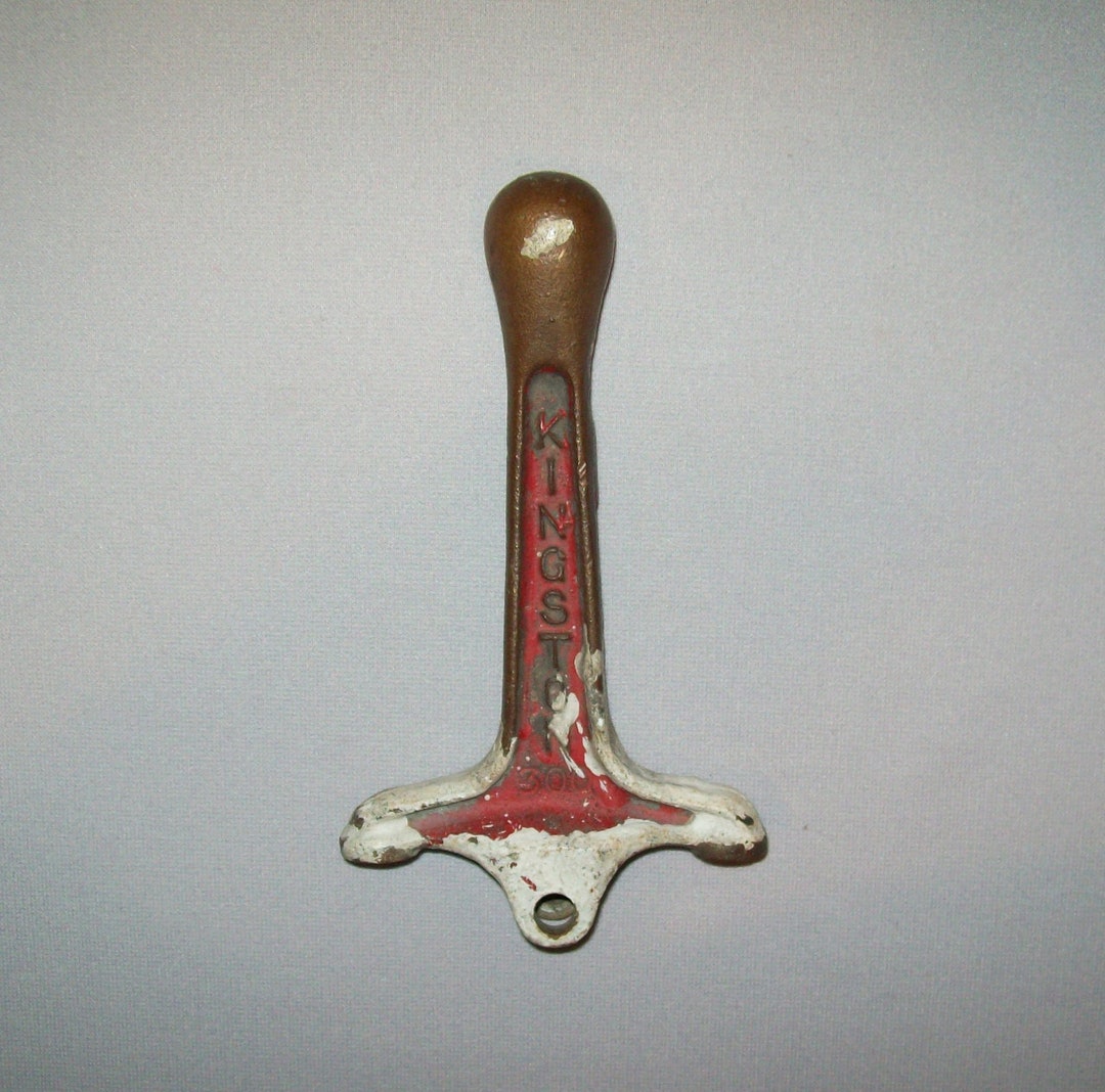 Old Antique Vtg Ca 1800s Cast Brass Lever Marked Kingston 300 - Etsy