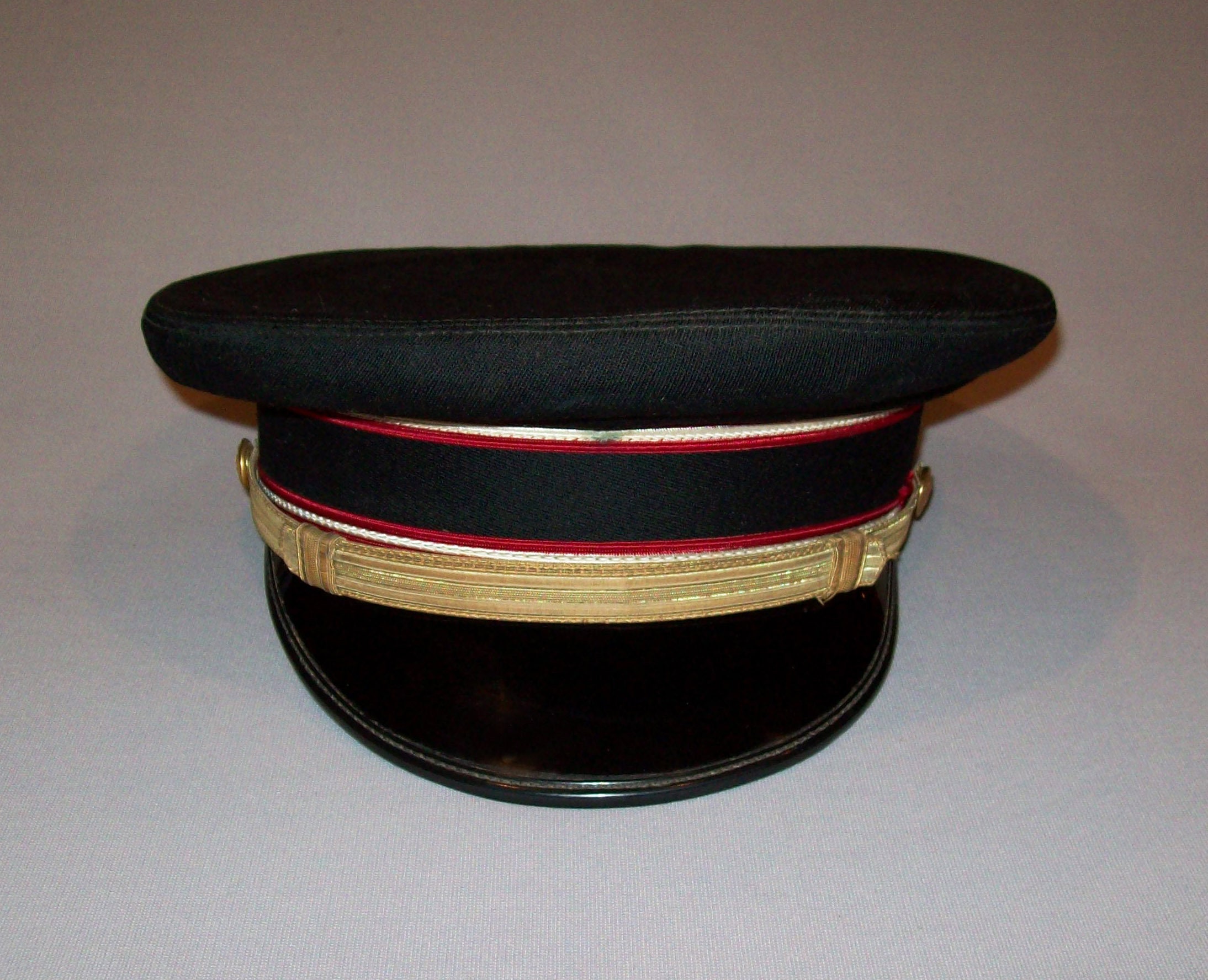 Great Old Vtg Ca 1970's US Army Visor Cap Hat Midway Cap Co Size 7 1/8 ...