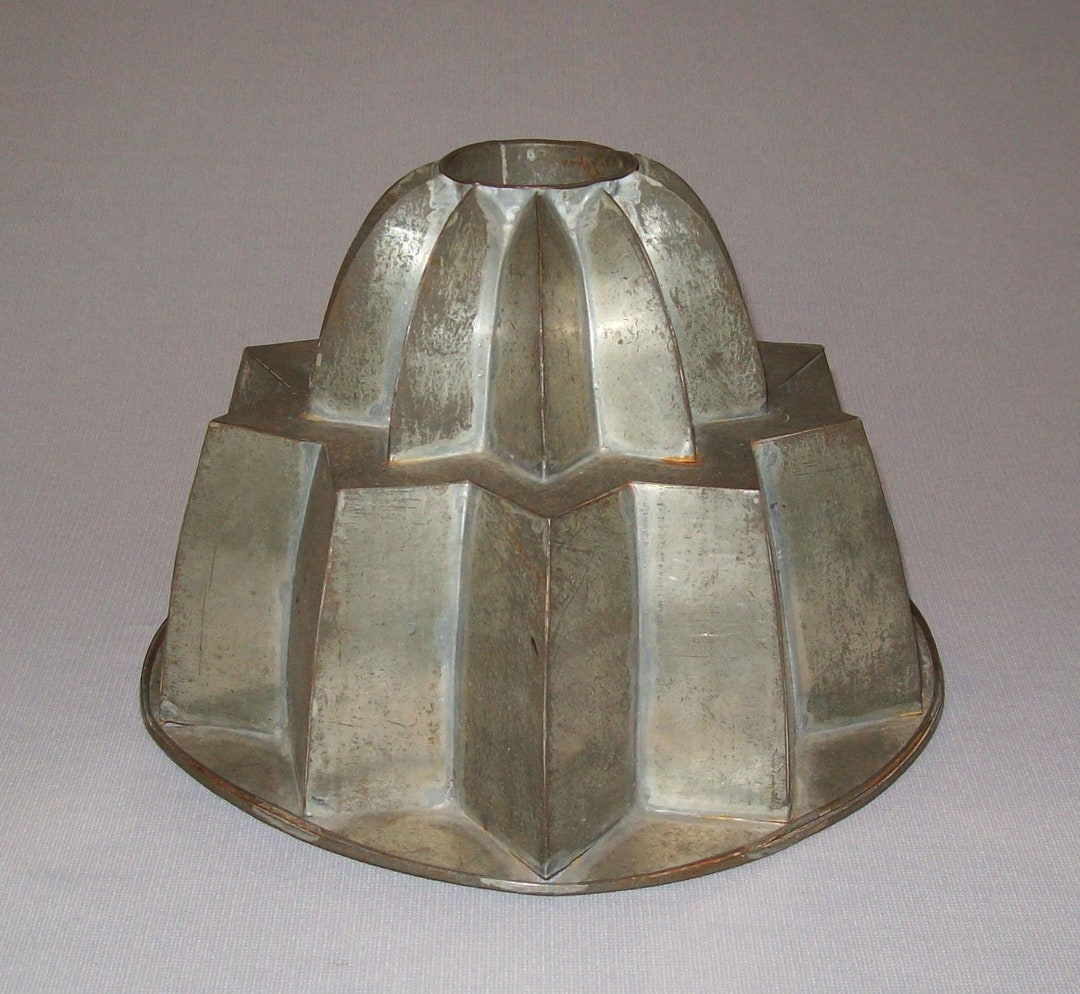 Antique 19th C 1850s Folk Art Tinsmith Made10th Wedding Anniversary Tin ...